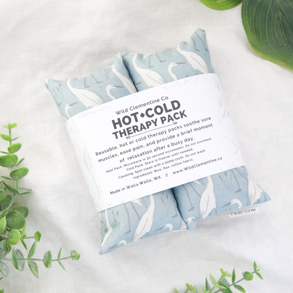 Hot + Cold Therapy Pack - Herons – Wild Clementine Co.