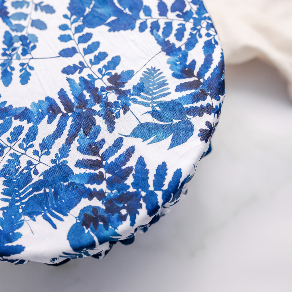Reusable Dish Cover - Indigo Foliage – Wild Clementine Co.